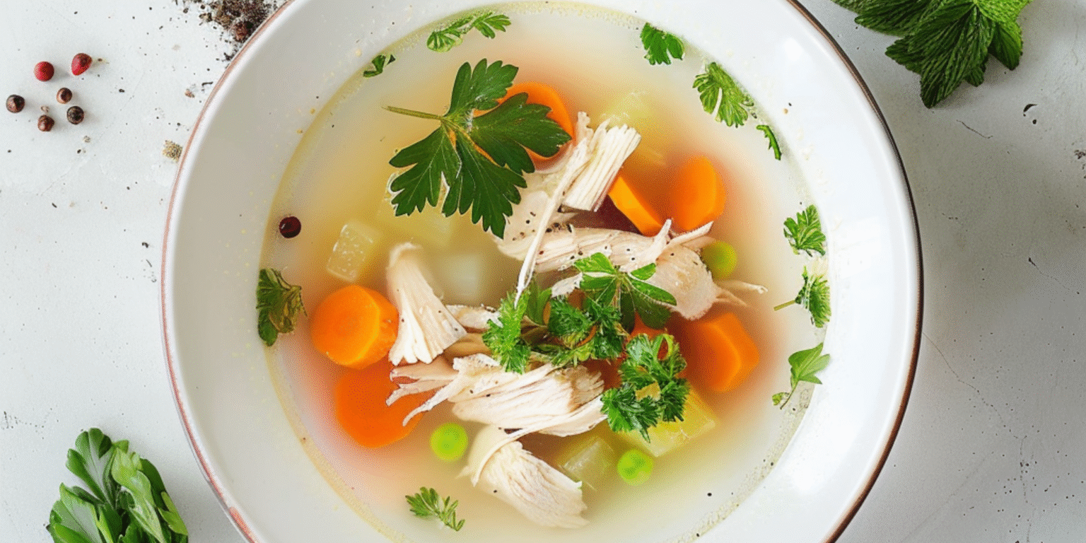 Chicken Clear Soup Recipe | Light, Nutritious & Delicious